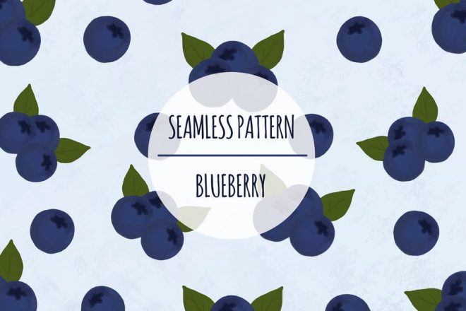 15+ FREE Blueberry Pattern Designs Ai EPS Download - Graphic Cloud