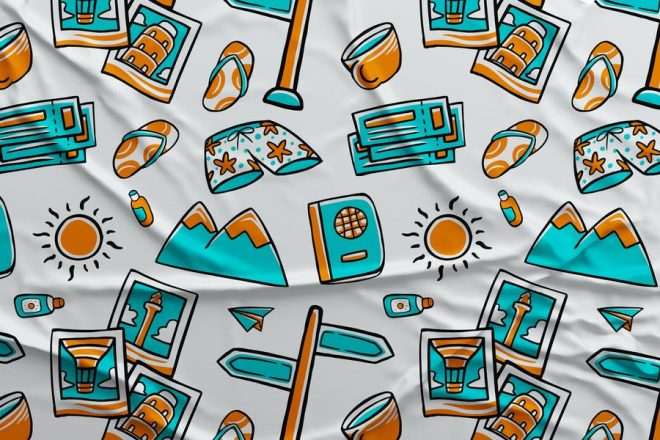15+ FREE Travel Patterns Design Vector Download - Graphic Cloud