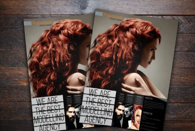 15+ Model Agency Flyer Template Free Download - Graphic Cloud