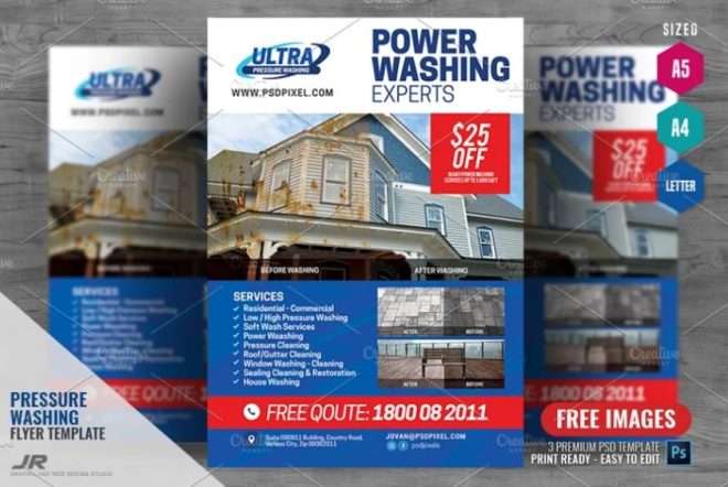 15+ Power Washing Flyer Template FREE Download - Graphic Cloud