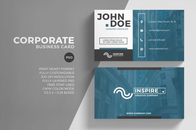 15+ Financial Advisor Business Card Templates PSD - Graphic Cloud