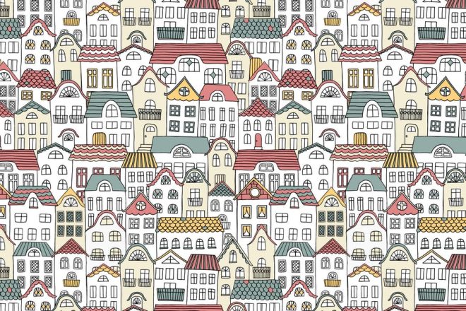 15+ FREE House Patterns Design Vector Download - Graphic Cloud