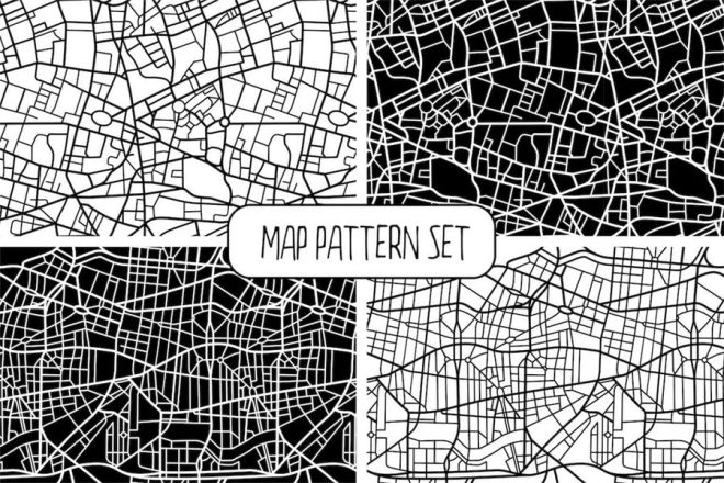 15+ FREE Vintage Map Patterns Vector Design Download - Graphic Cloud