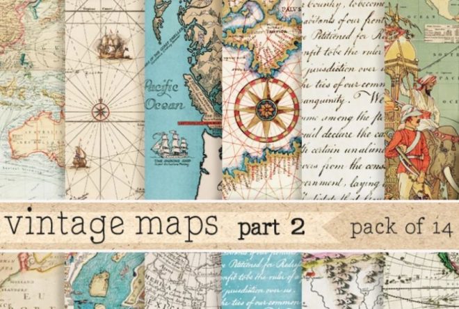 15+ FREE Vintage Map Patterns Vector Design Download - Graphic Cloud