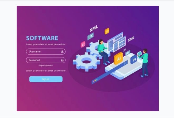 15+ Isometric Website Illustration Vectors Download - Graphic Cloud