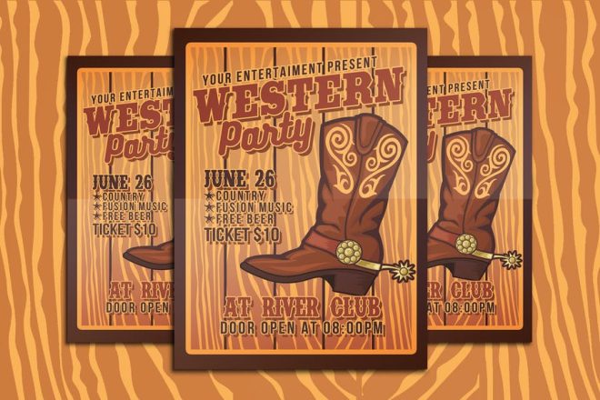 15+ FREE Western Flyer Templates Download PSD - Graphic Cloud