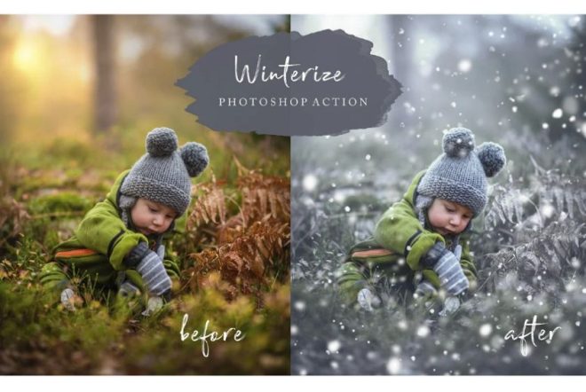15+ Snow Photoshop Action Effects ATN Free Download - Graphic Cloud