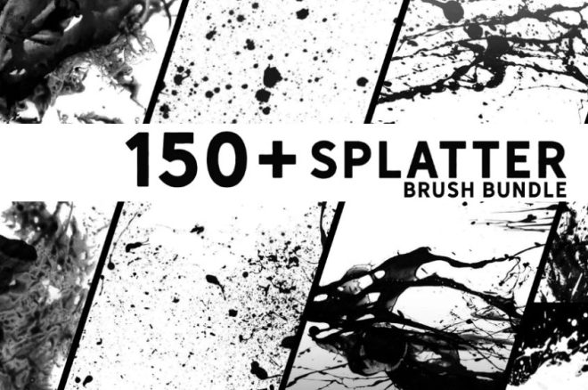 15+ Splatter Brushes ABR FREE Download - Graphic Cloud