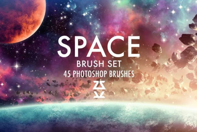 15+ Space Brushes ABR Procreate FREE Download - Graphic Cloud