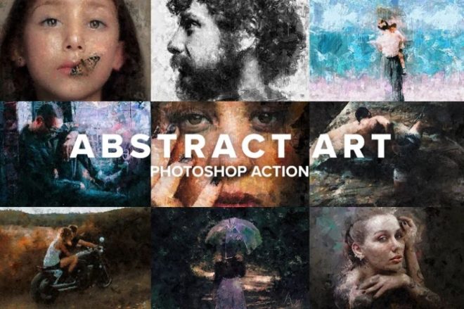 15+ Abstract Art Actions Photoshop ATN Download - Graphic Cloud
