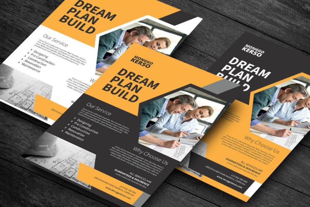 15+ Construction Services Flyer Template FREE Download - Graphic Cloud