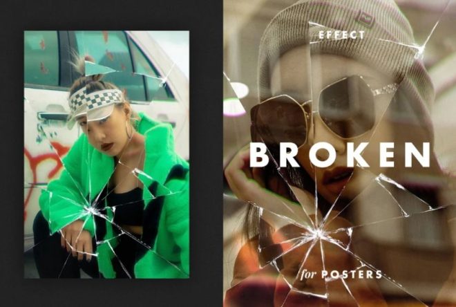 15+ Broken Glass Photoshop Action FREE Download - Graphic Cloud