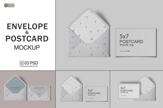15+ Postcard and Envelope Mockup PSD Download - Graphic Cloud