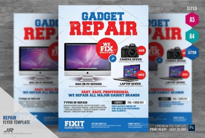 15+ Computer Repair Services Flyer Free Download - Graphic Cloud
