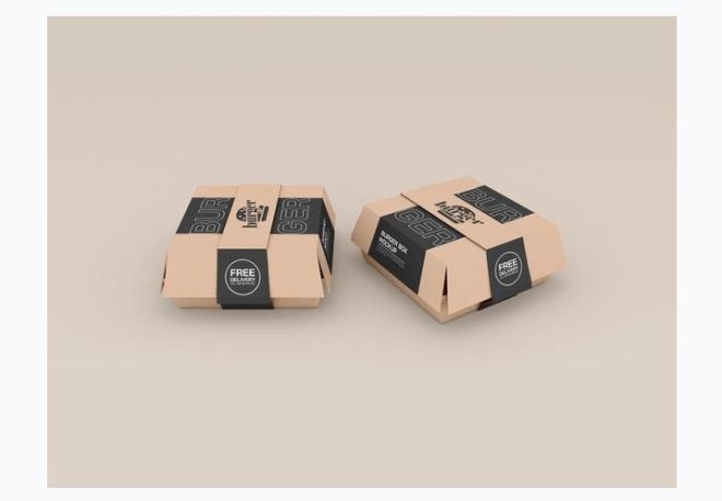 15+ Burger Box Mockup PSD FREE Download - Graphic Cloud