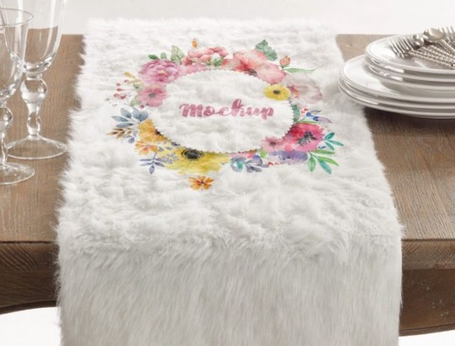 15+ Table Runner Mockup PSD FREE Download - Graphic Cloud