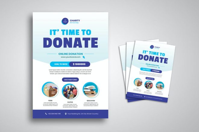 15+ Donation Flyer Template PSD FREE Download - Graphic Cloud