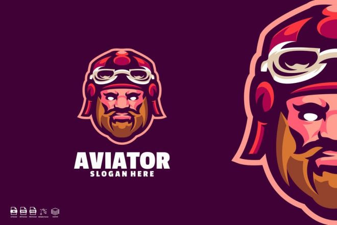 15+ Aviation Logo Design Template AI PSD Free - Graphic Cloud