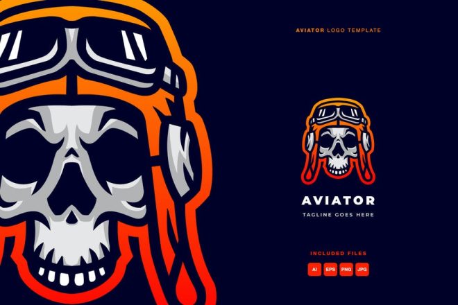 15+ Aviation Logo Design Template AI PSD Free - Graphic Cloud