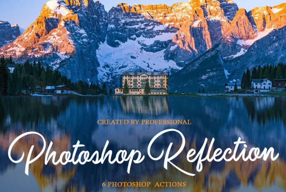 15+ Reflection Photoshop Actions ATN Effects Free Download - Graphic Cloud