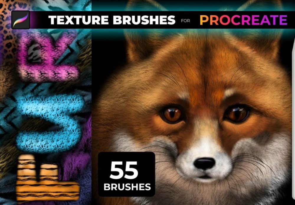 20+ Fur Brushes ABR Procreate Free Download - Graphic Cloud
