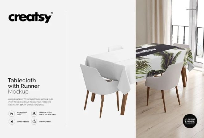 15+ Table Runner Mockup PSD FREE Download - Graphic Cloud