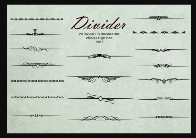 15+ Divider Brushes ABR Procreate FREE Download - Graphic Cloud