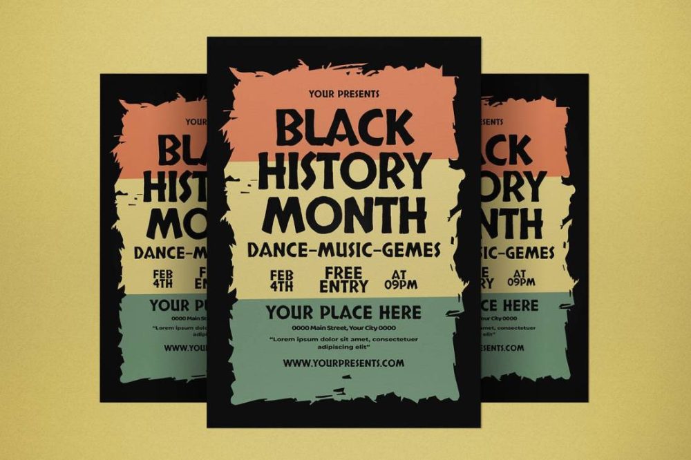 15+ Black History Month Flyer Template Free Download - Graphic Cloud