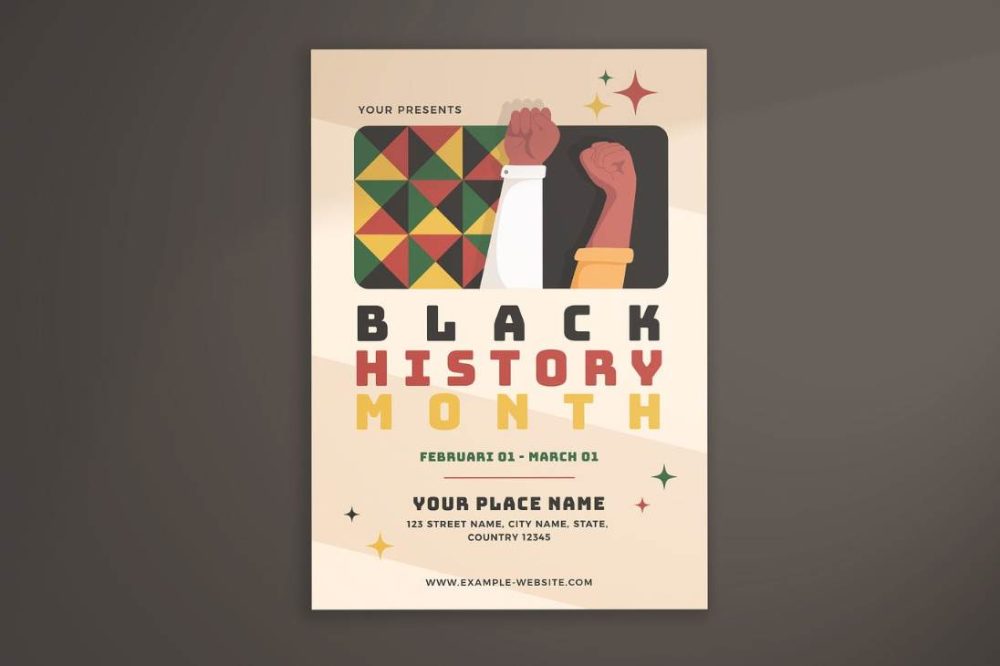 15+ Black History Month Flyer Template Free Download - Graphic Cloud