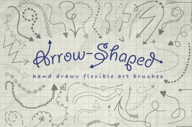 15+ Arrow Brushes ABR Procreate Free & Premium - Graphic Cloud