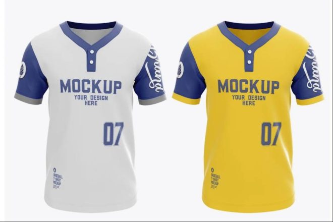 Baseball Jersey Mockup PSD Free Download ( 15+ )