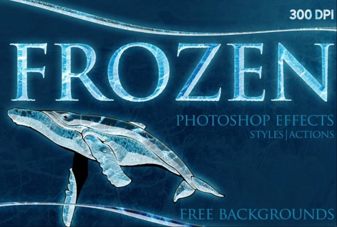 15+ Frozen Photoshop Action Effects ATN Download - Graphic Cloud