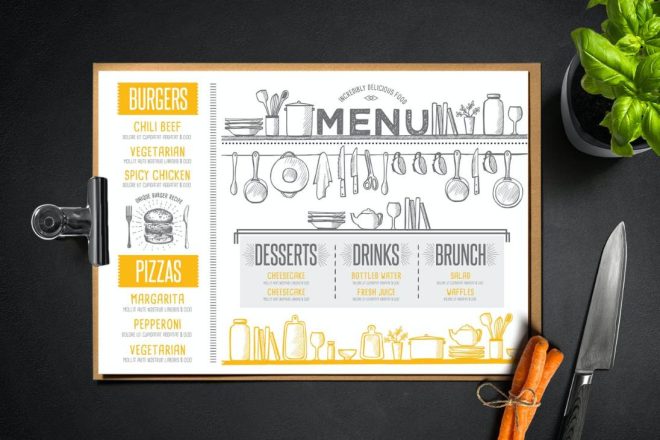 15+ Restaurant Menu Templates PSD FREE Download - Graphic Cloud