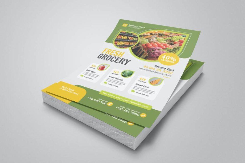 15+ Grocery Flyer Template PSD Download - Graphic Cloud
