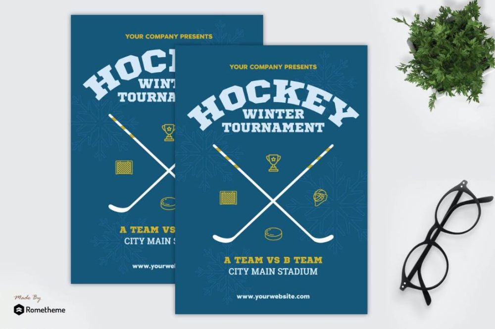 15+ Hockey Flyer Template PSD Ai Free Download - Graphic Cloud