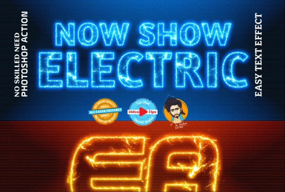 15+ Electric Photoshop Action Effects ATN Download - Graphic Cloud