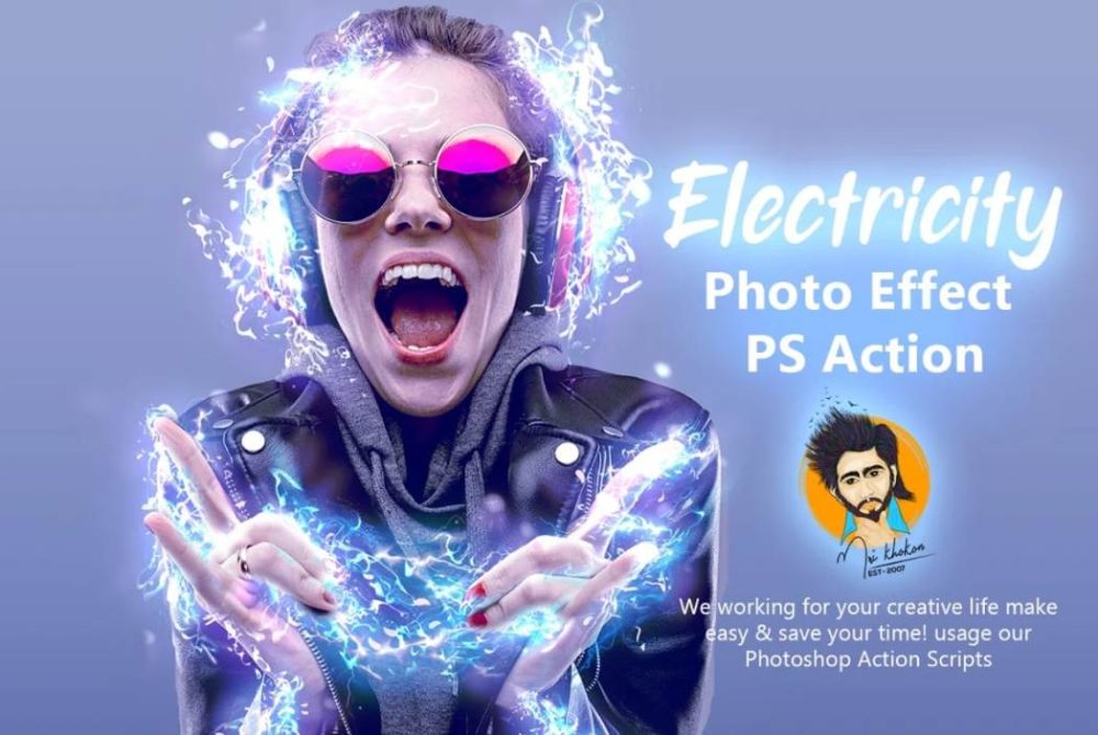 15+ Electric Photoshop Action Effects ATN Download - Graphic Cloud