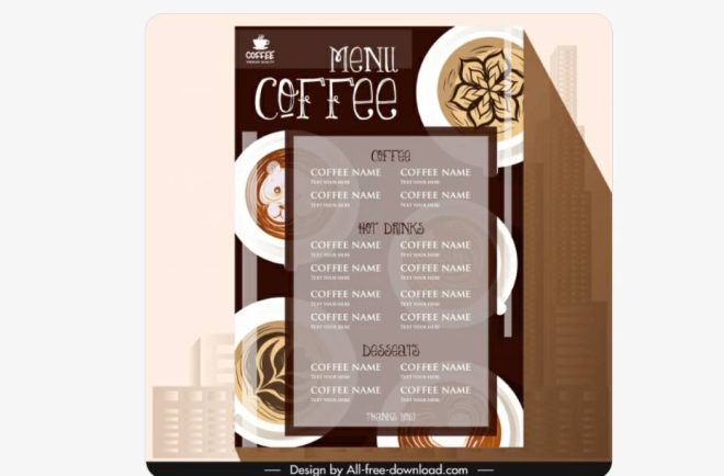 15+ Cafe Menu Template PSD AI Free Download - Graphic Cloud