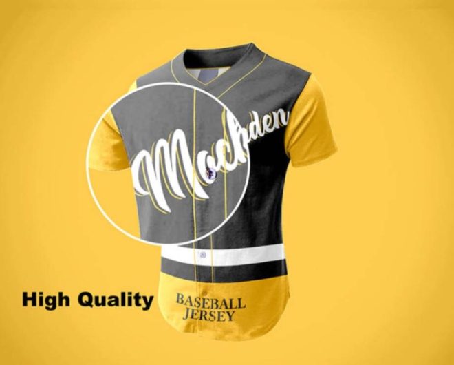 Baseball Jersey Mockup PSD Free Download ( 15+ )