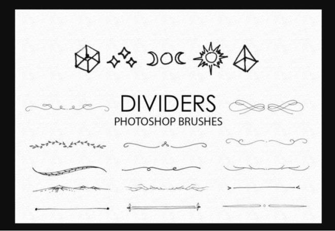 15+ Divider Brushes ABR Procreate FREE Download - Graphic Cloud