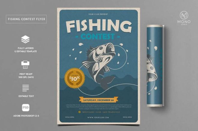 11+ Fishing Flyer Template PSD Ai Download - Graphic Cloud