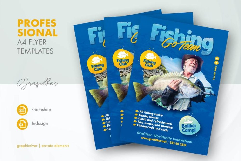 11+ Fishing Flyer Template PSD Ai Download - Graphic Cloud