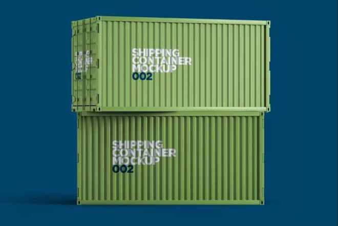 15+ Shipping Container Mockup PSD Download - Graphic Cloud