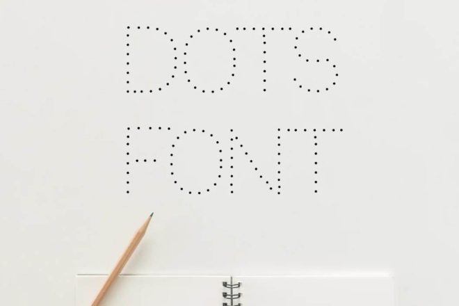 15+ Dotted Fonts TTF OTF Free & Premium Download - Graphic Cloud