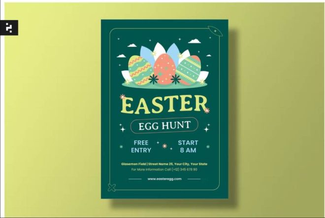 15+ Easter Egg Hunt Flyer Template PSD AI Download - Graphic Cloud