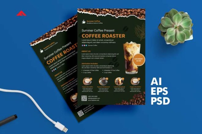 15+ Cafe Flyer Template PSD Ai Free Download - Graphic Cloud