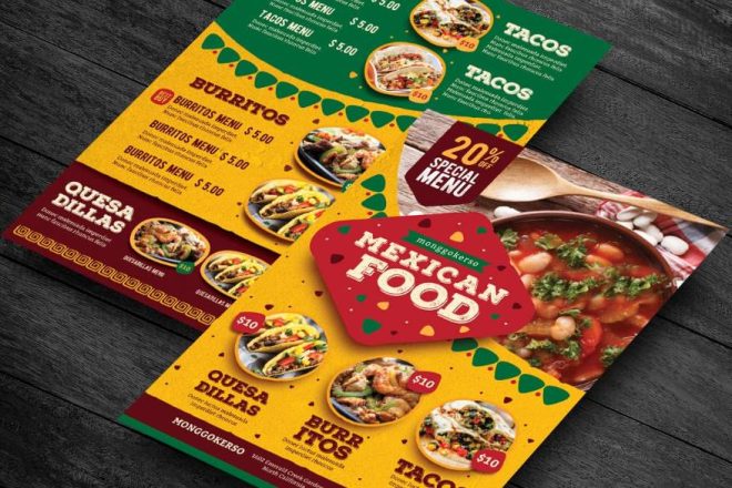15+ Mexican Food Menu Template PSD Ai Download - Graphic Cloud