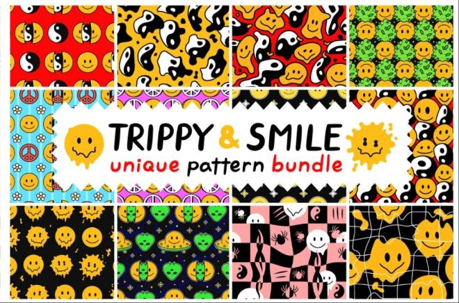 15+ Trippy Patterns Vector Design Free Download - Graphic Cloud