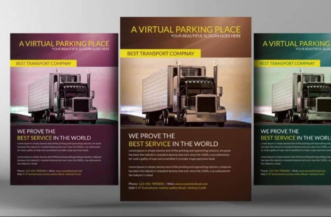 15+ Transport Agency Flyer Template PSD Download - Graphic Cloud