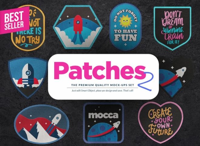 Patch Mockup PSD ( 15+ Free Download )